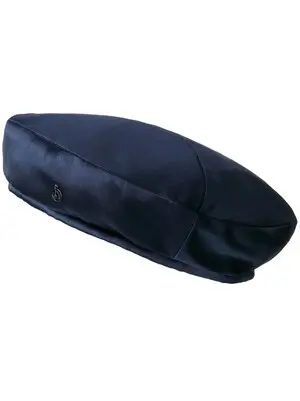 MAISON MICHEL Billy Silk Beret - Blue