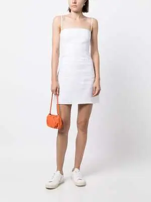 REFORMATION Veranda Linen Skirt - White