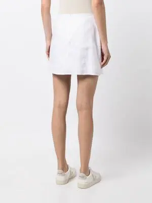 REFORMATION Veranda Linen Skirt - White