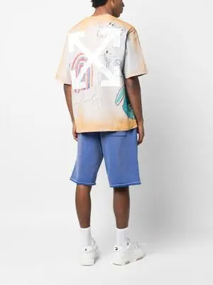 Off-White Cartoon Over Kate-print Cotton T-hirt