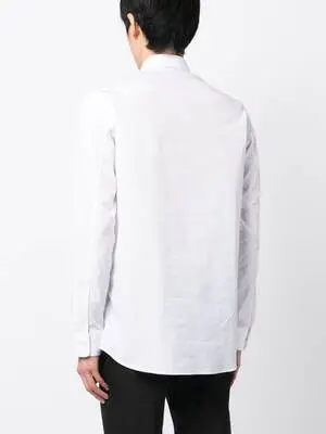Alexander McQueen Embroidered Monogram Logo Shirt