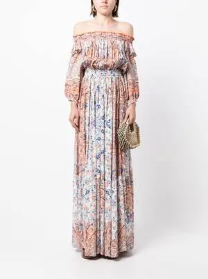 Evarae Floral-print Colette Maxi Dress