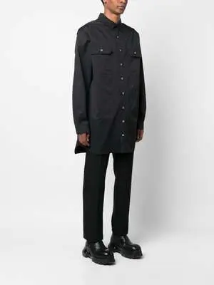 Rick Owens Cotton Shirt Jacket