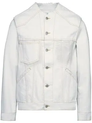 MAISON MARGIELA Selvedge Denim Jacket - Neutrals