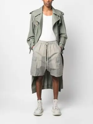 Rick Owens Check-print Knee-length Shorts
