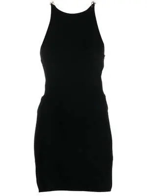 NISSA Chain-link Open-back Mini Dress