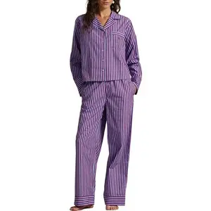 Polo Ralph Lauren Cotton Poplin Pajamas Raspberry Radiance