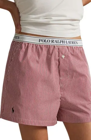 Polo Ralph Lauren Boxer Pajama Shorts - Classic Red