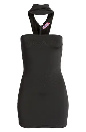 EDIKTED Choker Neck Minidress