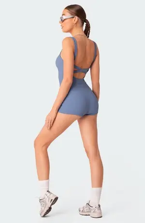EDIKTED Drea Rib Romper