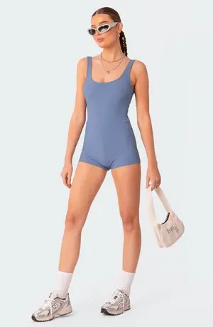 EDIKTED Drea Rib Romper
