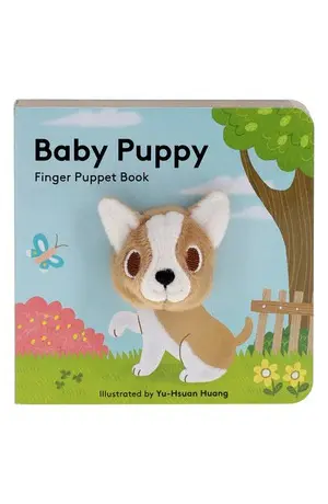 CHRONICLE BOOKS Baby Puppy' Finger Puppet Board Book - Multicolor