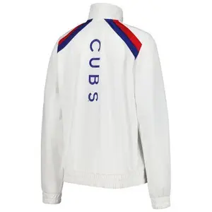 G-III 4HER BY CARL BANKS Chicago Cubs Full-zip Track Jacket