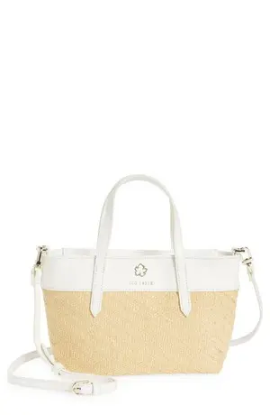 Ted Baker London Mini Blesha Magnolia Woven Tote