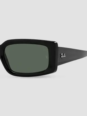 Ray-ban Rb4395 54mm Rectangular Sunglasses - Black