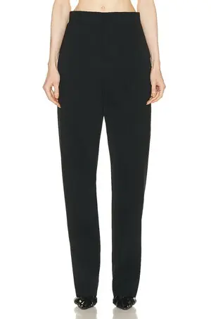 Bottega Veneta Stretch Wool Pant - Black