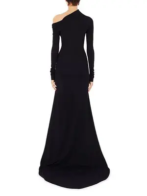 FERRAGAMO Asymmetrical Jersey Gown