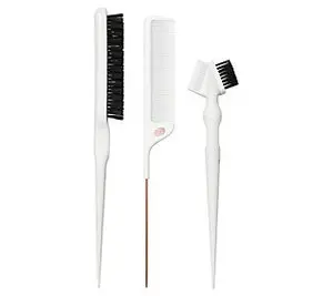 T3 3-piece Brush And Comb Detail Set - One-color