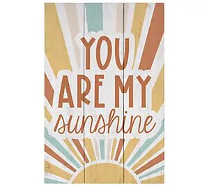 SINCERE SURROUNDINGS 16' You Are My Sunshine Ru Stic Pallet - One-color