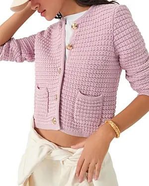 Ba&sh Ba & Sh Gaspard Cardigan Lilac