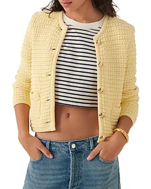 Ba&sh Ba & Sh Gaspard Cardigan Yellow