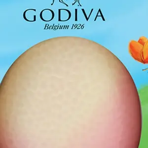 GODIVA White Chocolate Easter Egg