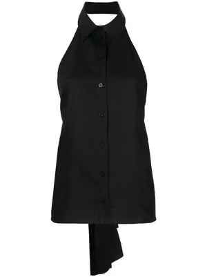 MSGM Open-back Sleeveless Shirt