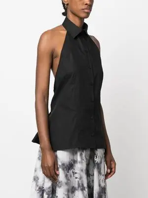 MSGM Open-back Sleeveless Shirt