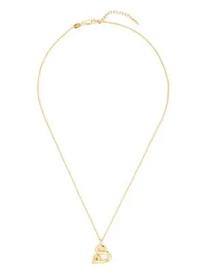 MISSOMA S-letter Pendant Chain-link Necklace - Gold