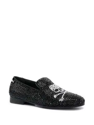 Philipp Plein Skull Bones Moccasins