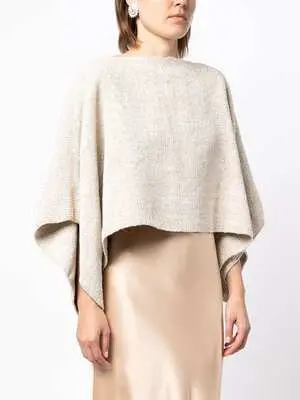 Voz Cape-style Jumper - Neutrals