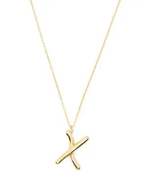 MISSOMA Curly Molten Initial Necklace - Gold