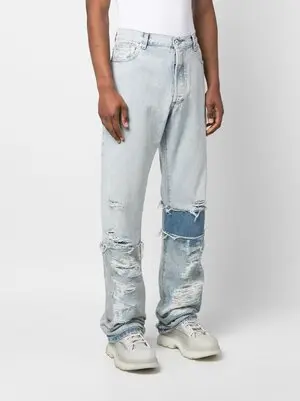 Heron Preston Multi-panel Denim Jeans