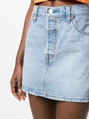 LEVI'S Mid-rise Denim Skirt