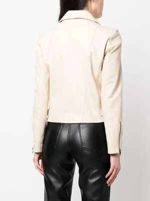 Simonette Ravizza Leather Biker Jacket