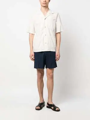 Aspesi Short-sleeve Cotton Shirt - Neutrals