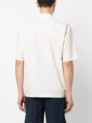 Aspesi Short-sleeve Cotton Shirt - Neutrals