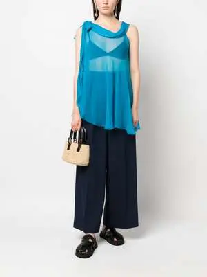 Alberta Ferretti Asymmetric Blouse