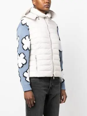 MOORER Padded Gilet With Detachable Hood