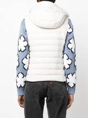 MOORER Padded Gilet With Detachable Hood