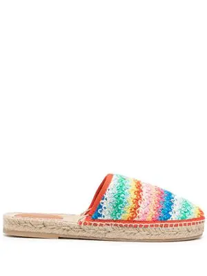 Alanui Over The Rainbow Espadrilles - Green