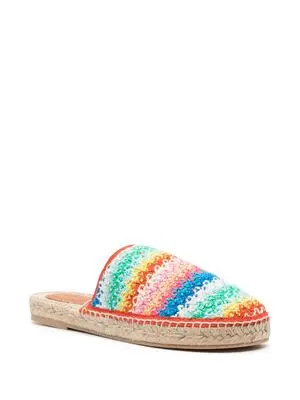 Alanui Over The Rainbow Espadrilles - Green