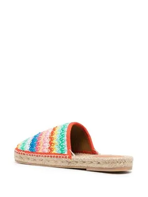 Alanui Over The Rainbow Espadrilles - Green