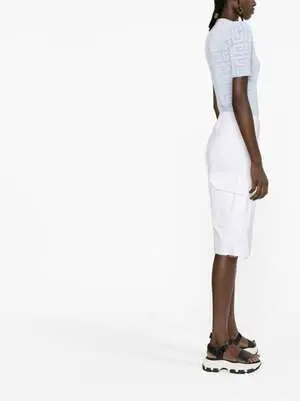 Givenchy Cargo Bermuda Shorts - White