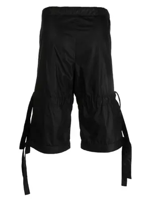 WALTER VAN BEIRENDONCK Star Drawstring Cotton Shorts