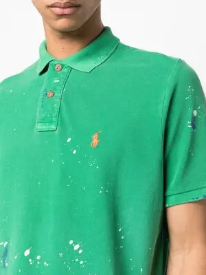 Ralph Lauren Paint-splatter Polo Shirt