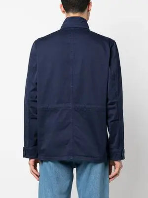 FAY Multiple-pocket Field Jacket - Blue