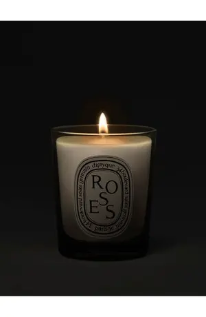 DIPTYQUE Roses Scented Candle - Clear Vessel