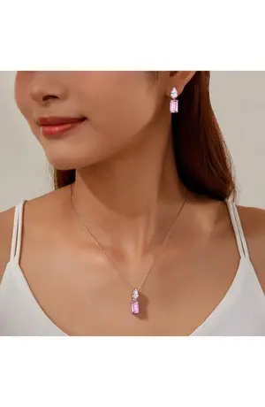 Lafonn Lab Grown Sapphire Pendant Necklace