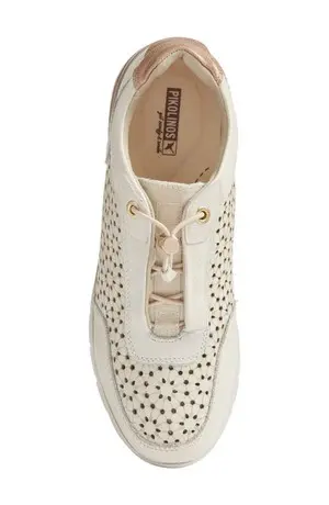 Pikolinos Cantabria Perforated Sneaker - Nata